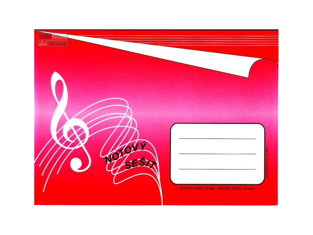 Notové sešity - Hudební nástroje YAMAMUSIC