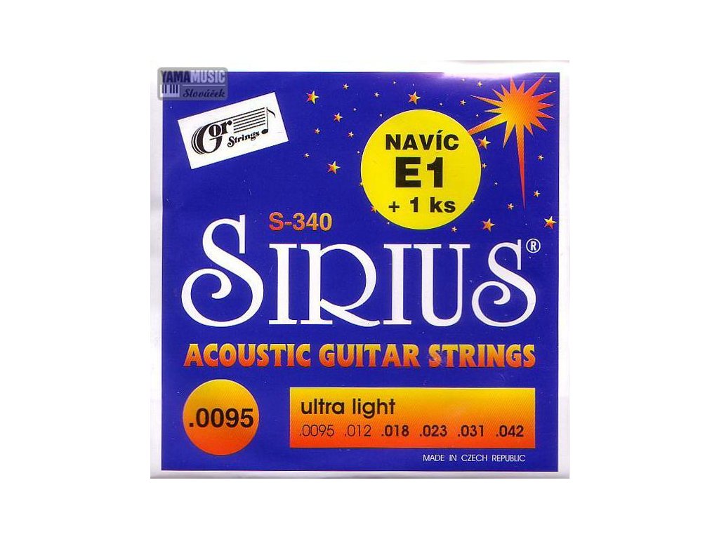 Struny pro akustickou kytaru - Hudební nástroje YAMAMUSIC
